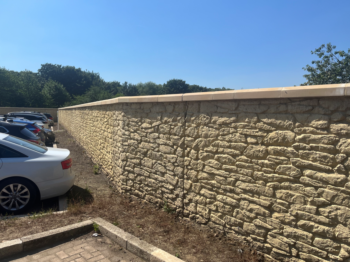 Leeds Flood Alleviation Scheme - Integrally Coloured Flood Defence Wall ...